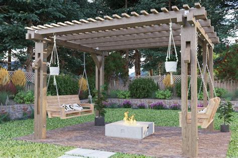 Pergola Swing Ideas