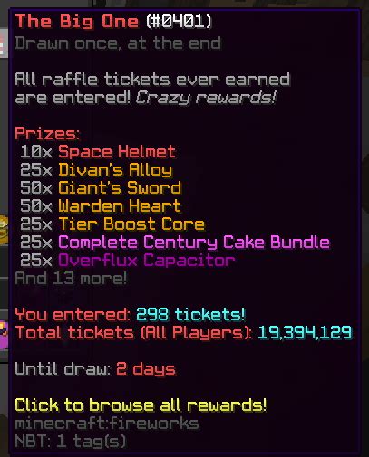 How Long Are We Able To Claim The Raffle Rewards Hypixel Forums