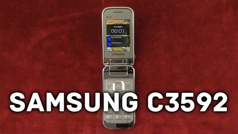 Распаковка Samsung C3592 Duos Titanum Silver - YouTube
