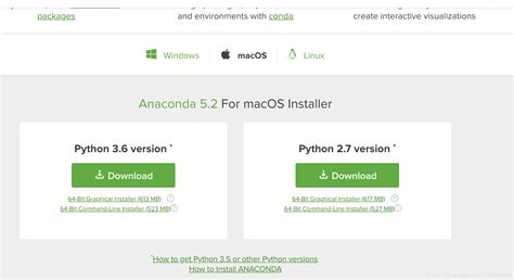 Mac下anaconda的安装及简单使用anaconda For Mac Csdn博客