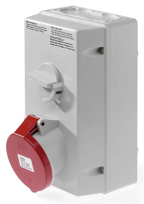 Interlocked Socket 3p 63a 9h Garo Professional