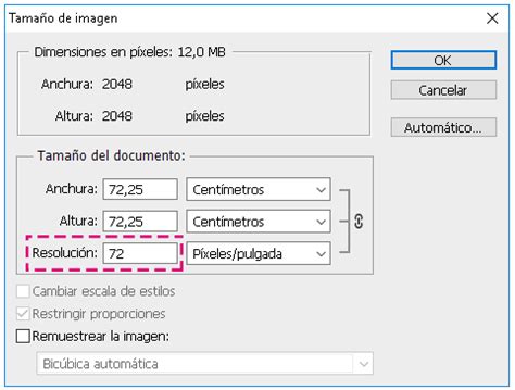 Cómo cambiar la resolución de una imagen a ppp