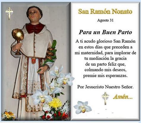 Oración A San Ramón Nonato Para Un Buen Parto