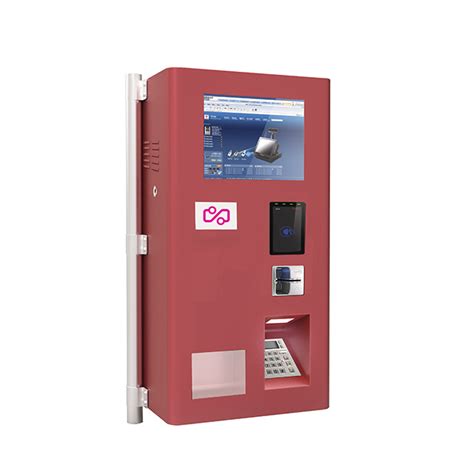 Wall Mounted Touch Screen Ticket Vending Payment Kiosk With Qr Code