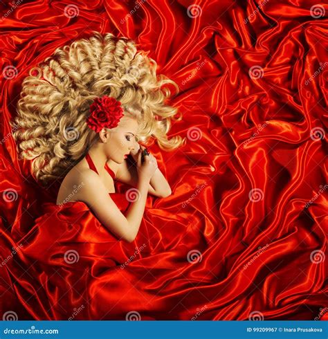Hair Beauty Art Woman Beautiful Curly Hairstyle Fashion Model Stock Image Image Of Flower