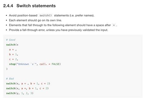 Feature Request Styling Switch Statements Issue R Lib Styler Github