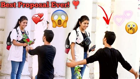 Best Proposal Ever Best Compilation Love Proposal Prank On Cute Girl