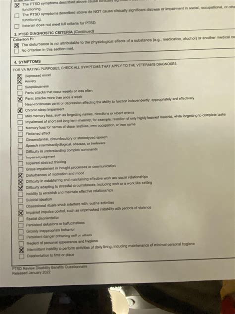 Ptsd Dbq Guestimate Rveteransbenefits