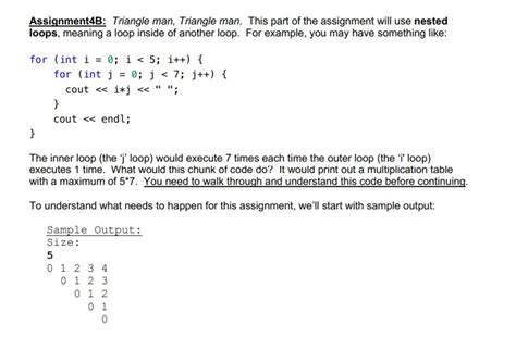 Solved Assignment4b Triangle Man Triangle Man This Part