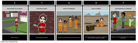 Storyboard That Lekcie a Aktivity Týkajúce sa Štruktúry Zápletky