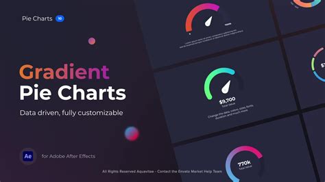 Gradient Pie Charts Quick Download 37921402 Videohive After Effects