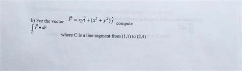 solved 5 calculate the following line and surface