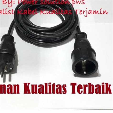 Jual Kabel Listrik Tambahan Extension Meter Kabel Rol Colokan Kabel Steker I H Shopee