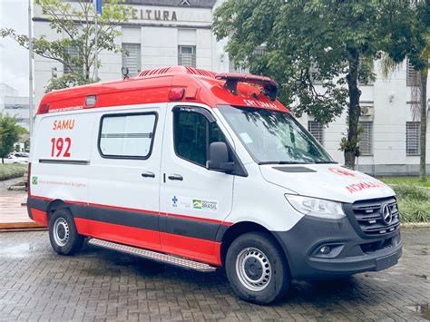 SAMU de Timbó recebe nova ambulância Prefeitura de Timbó