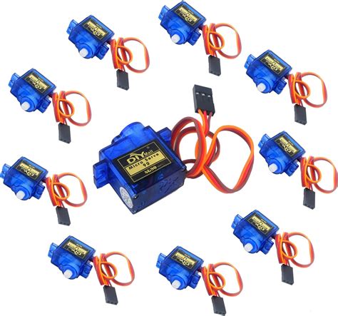 sg90 9g micro servo motor kit 180 degree for arduino project rc helicopter airplane car robot