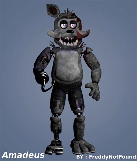 Fnaf 1 Wolf Animatronic C4d By Mastye On Deviantart