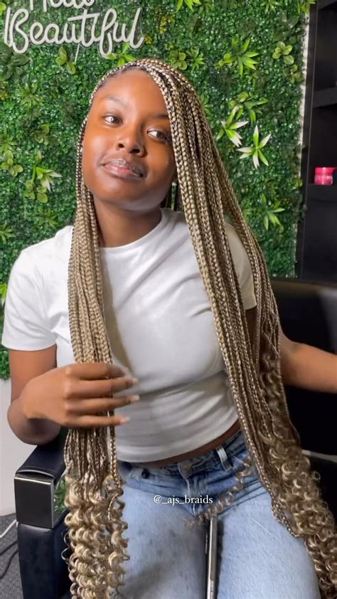 Long Blonde Knotless Braids Black Girl Artofit