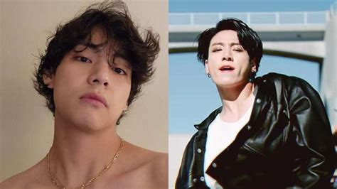 Bts V Goes Shirtless For Run Bts Challenge Jungkook Shares Cute Video