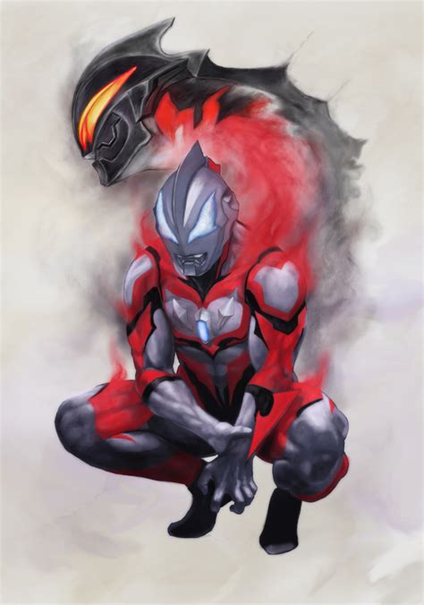 Ultraman Belial And Ultraman Geed Ultra Series And 1 More Drawn By