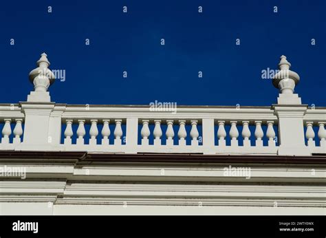Detail Of An Elegant Noble Palace With Neoclassical Elements Of