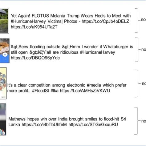 Noninformative Image And Text Tweets Posted During Hurricane Harvey