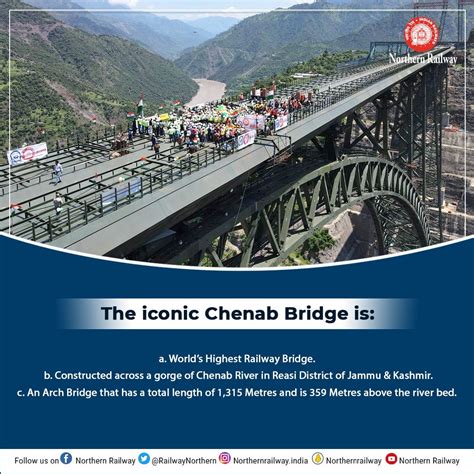 Bringing India Closer With The Worlds Highest Railway Bridge