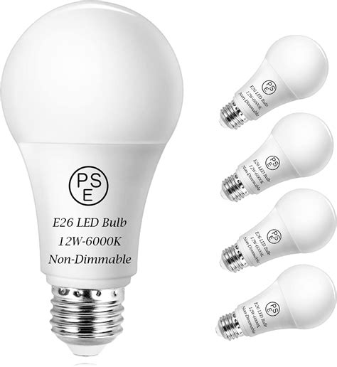 Amazon.co.jp: E26 LED Bulb, 100W Equivalent, E26, Base, 12W, Mixsun ...