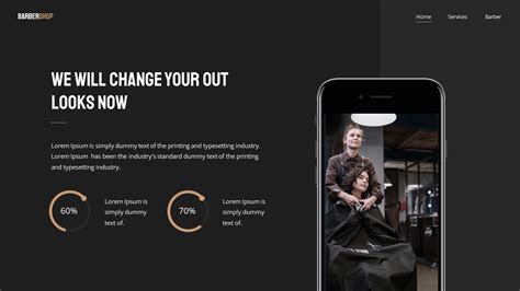 Barbershop Powerpoint Template Presentation Templates Graphicriver