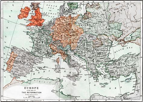 Protestant Reformation Map Culture And Social Development France