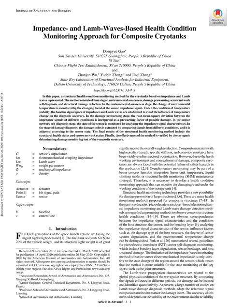 Pdf Impedance And Lamb Waves Based Health Condition Monitoring
