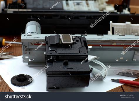 Printer Disassembled Into Parts Repair Printer Stock Photo Shutterstock