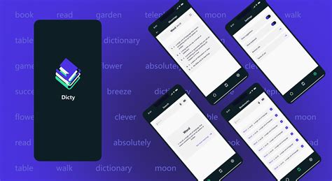 Dictionary App Ui Design Prototype Behance