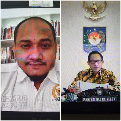 Raker DPD RI Dan Mendagri Bahas Revisi RUU Otsus Papua Ketua Komite I DPD RI Fachrul Razi Minta