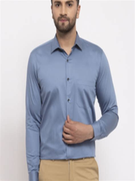 Buy Jainish Spread Collar Cotton Formal Shirt Shirts For Men Myntra