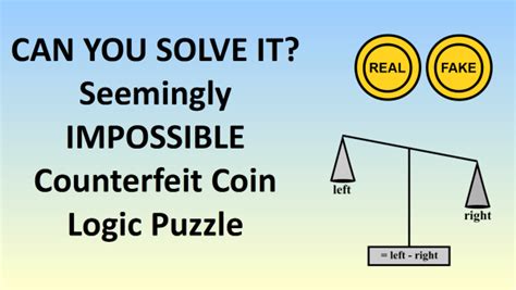 Can You Identify If The Coin Is Counterfeit In One Weighing Sunday