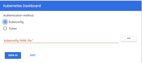 Sign In Kubernetes Dashboard With Username And Password · Issue 4951