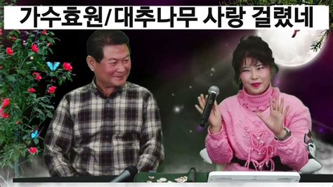 가수효원 커버곡 대추나무 사랑 걸렸네원곡자 임선택 Youtube