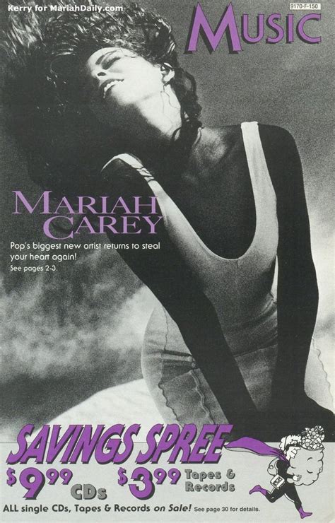 Mariah Carey Poster Vintage Mariah Carey Album Poster Music
