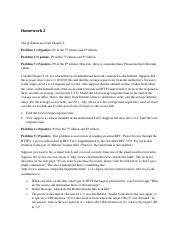 Hw2 Pdf Homework 2 The Problems Are From Chapter 2 Problem 1 10