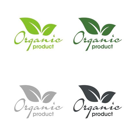 Définir Le Label Biologique Vecteur Premium
