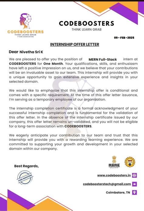 Internship Mern Fullstackdeveloper Webdevelopment Careergrowth