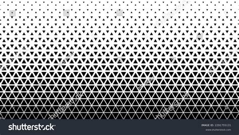 Halftone Triangles Pattern Abstract Geometric Gradient Stock Vector Royalty Free 2291755131