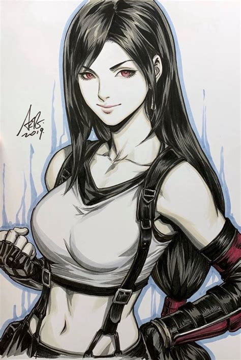 Final Fantasy Vii Tifa Lockhart By Artgerm Stanley Lau Final