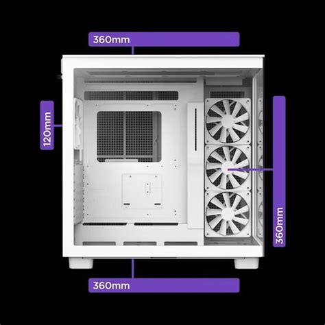 Case Máy Tính Nzxt H9 Flow White Chính Hãng Giá Rẻ Gearvn Com