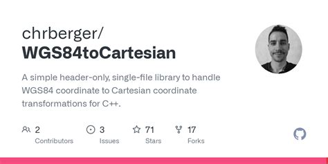 GitHub Chrberger WGS ToCartesian A Simple Header Only Single File Library To Handle WGS