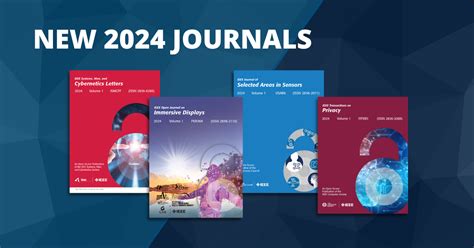 Ieee Announces 12 New Journals Coming In 2024 Innovate