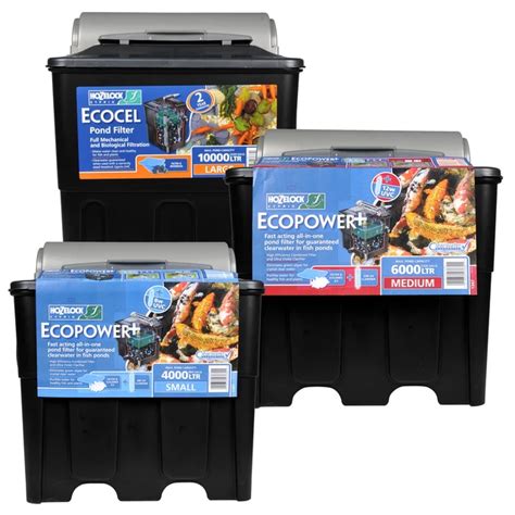 Hozelock Ecopower Pond Filter Uv Uvc Water Filtration Gravity Koi Fish