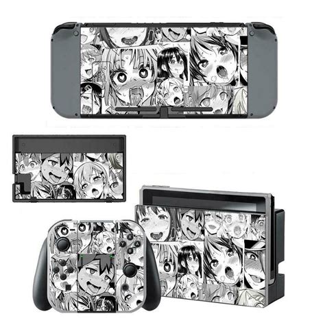 Anime Ahegao Skin Sticker Cover Decal Vinyl Wrap For Nintendo Etsy