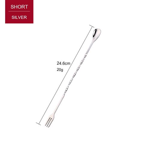 1 Pc Cocktail Spoon Stainless Steel Bartender Bar Grandado