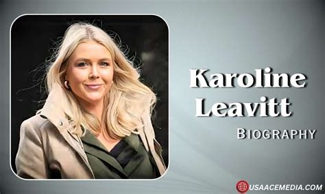 Karoline Leavitt Height Age Husband Career Net Worth And More